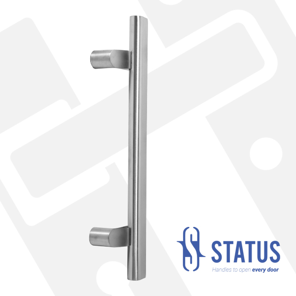 T Oval Offset Pull Handle - Handles, Hinges & Locks